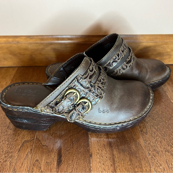 boc | Shoes | Boc Born Womens Brown Leather Clogs Size 3 S76 | Poshmark